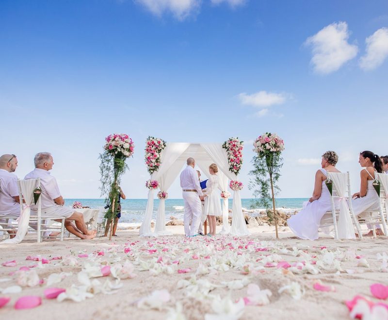 Elegantes Hochzeiten Am Strand Bilder